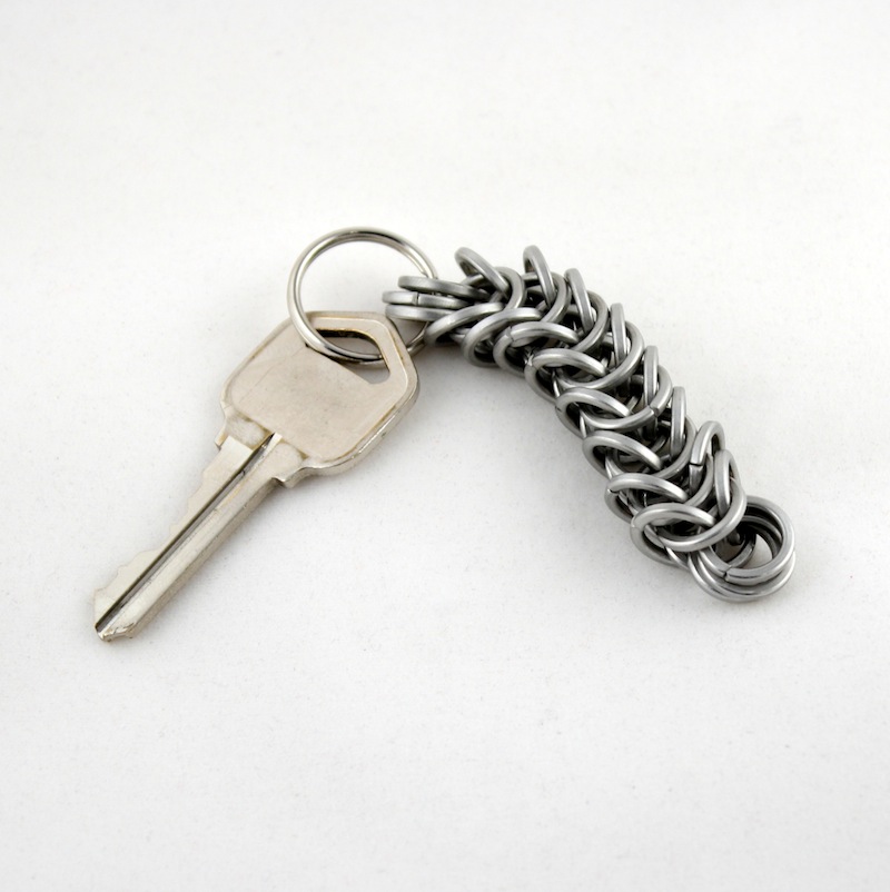 Squared Box-Chain Chainmaille Keychain – Brandon Rubin