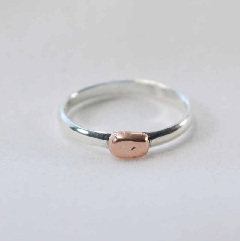 Simple Copper-Topped Ring – Brandon Rubin